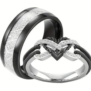 Jewelry | 2 Pce Set Couple Ring | Poshmark